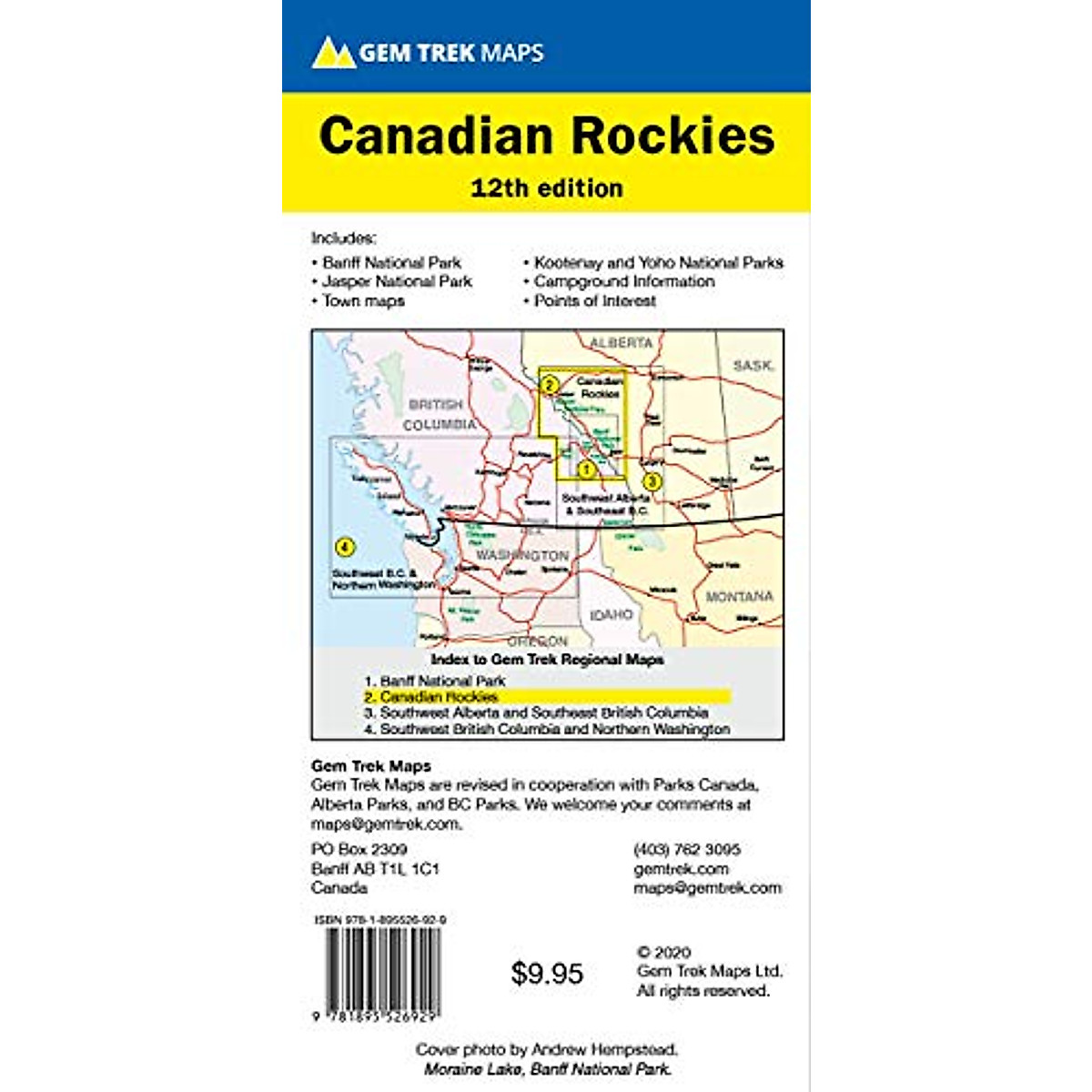Canadian Rockies Map