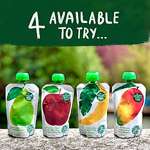 Pumpkin Tree Organics Fruit Snack Pouch, Apple + Fiber + A Sprinkle of Cinnamon, 3.5 Ounce (Pack of 10)