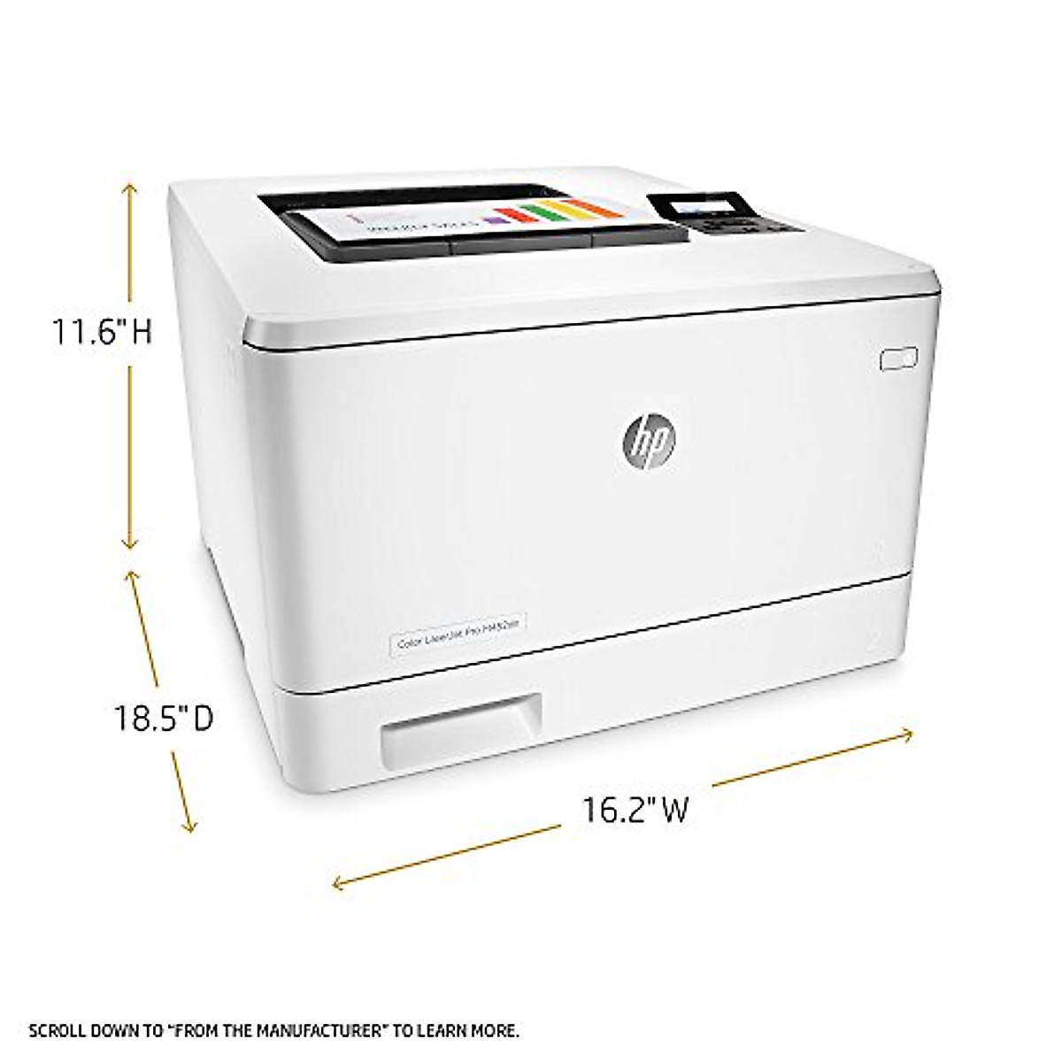 HP Laserjet Pro M452dn Color Printer, (CF389A) (Renewed)