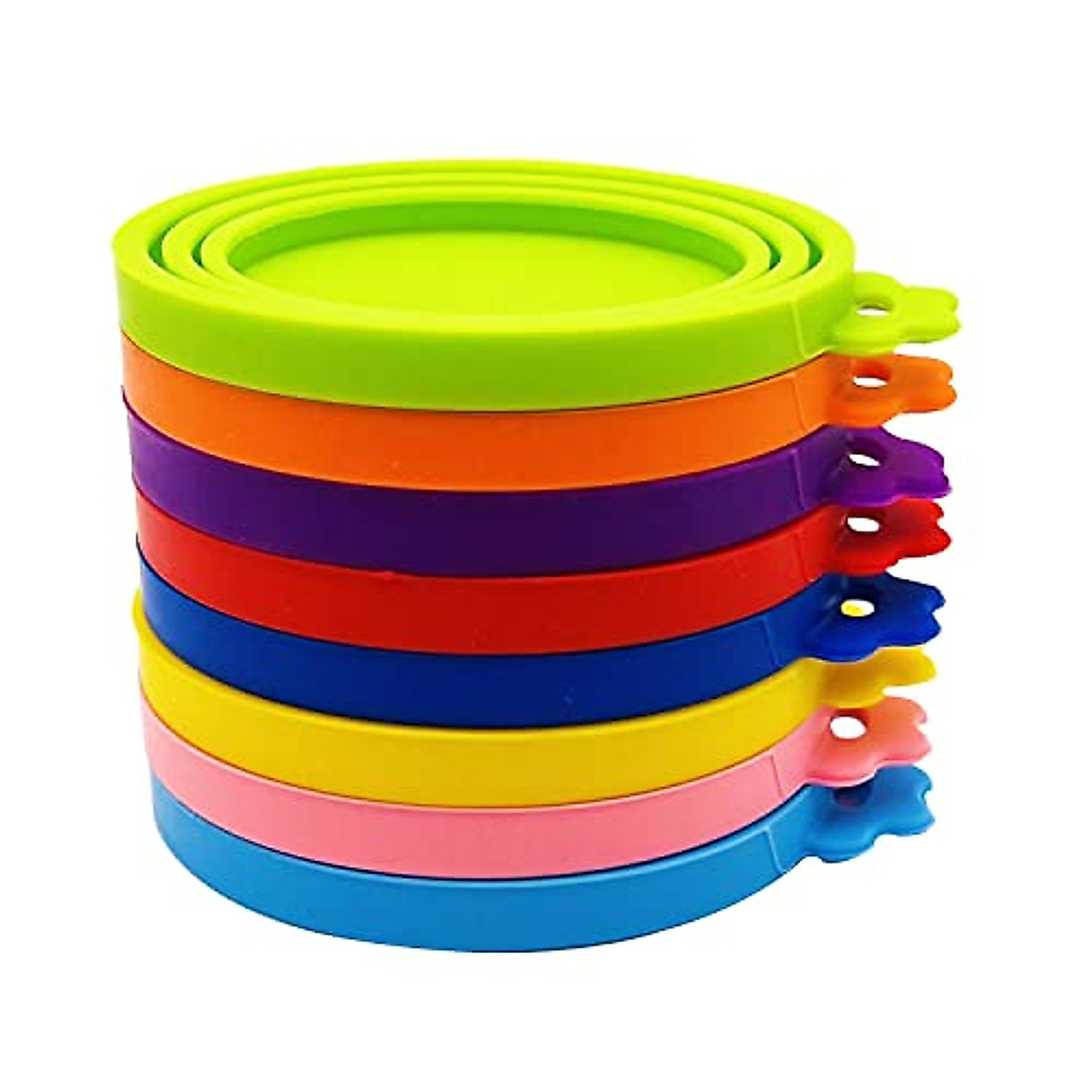 XYSMZM 8 Pcs Pet Can Covers, Food Can Lids for All Standard Size Dog Cat Cans.