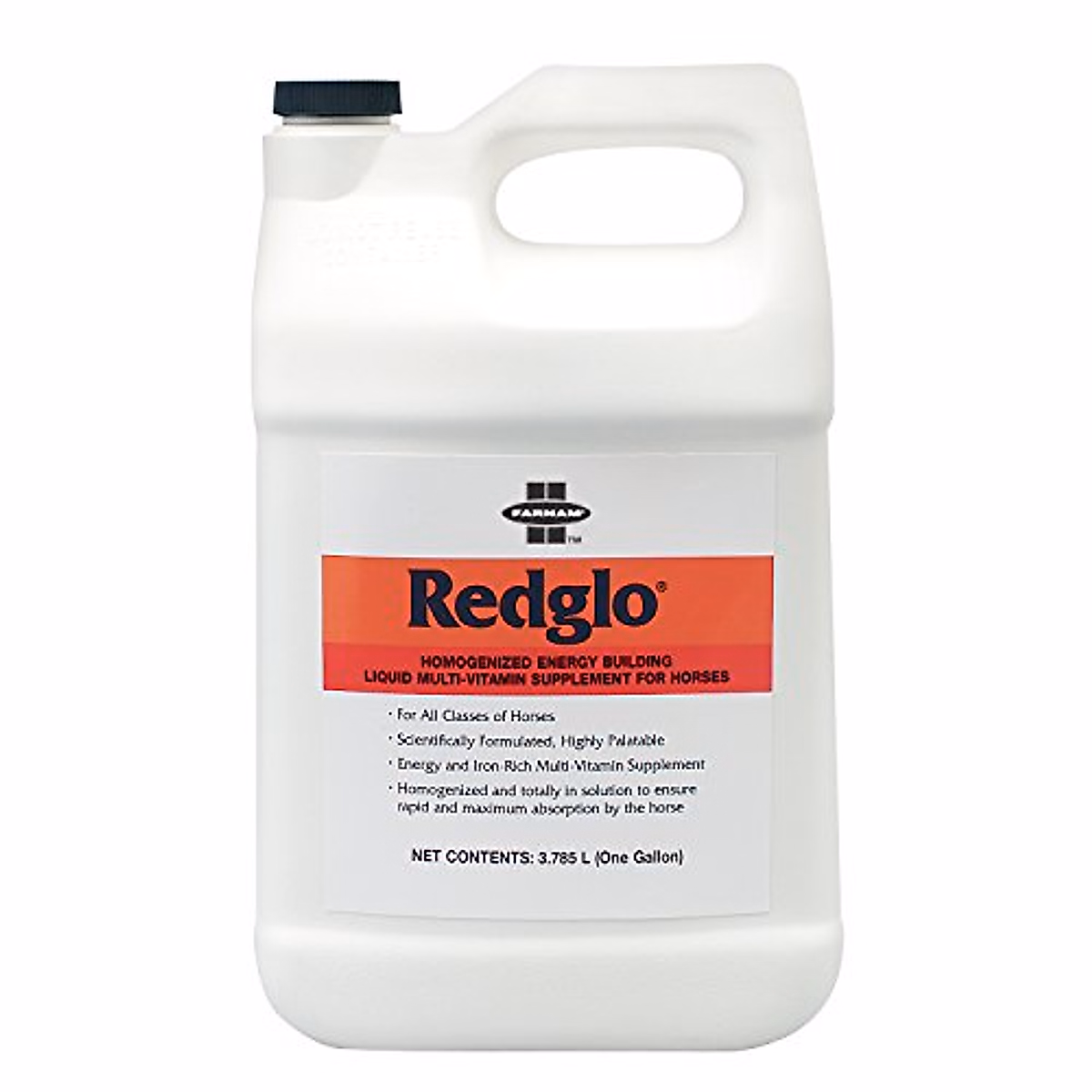 Farnam Redglo Liquid Multi-Vitamin Supplement for Horses, 1 gallon