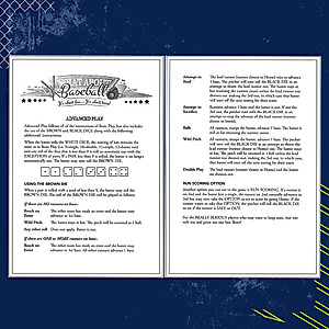 Grandma Smiley's What About Baseball Board Game, Baseball Games for Kids, Baseball Gifts for Kids 8-12, Baseball Toys - 8 Game Tokens, 3 Special Dice, 2 White Dice and 1 Game Board - Made in The USA