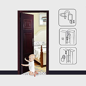 NIKOU 2pcs Finger Pinch Guard - Finger Guard Baby Proofing Child Safety Foam Door Stoppers Kids Safety Finger Pinch Hinge Guard Protector