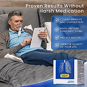 RSV Hypertonic Saline Solution 7% - Nebulizer diluent for inhalators and nasal hygiene devices Helps Clear Congestion from Airways and Lungs – Reduce Mucus (25 Sterile Saline Bullets of 5ml)