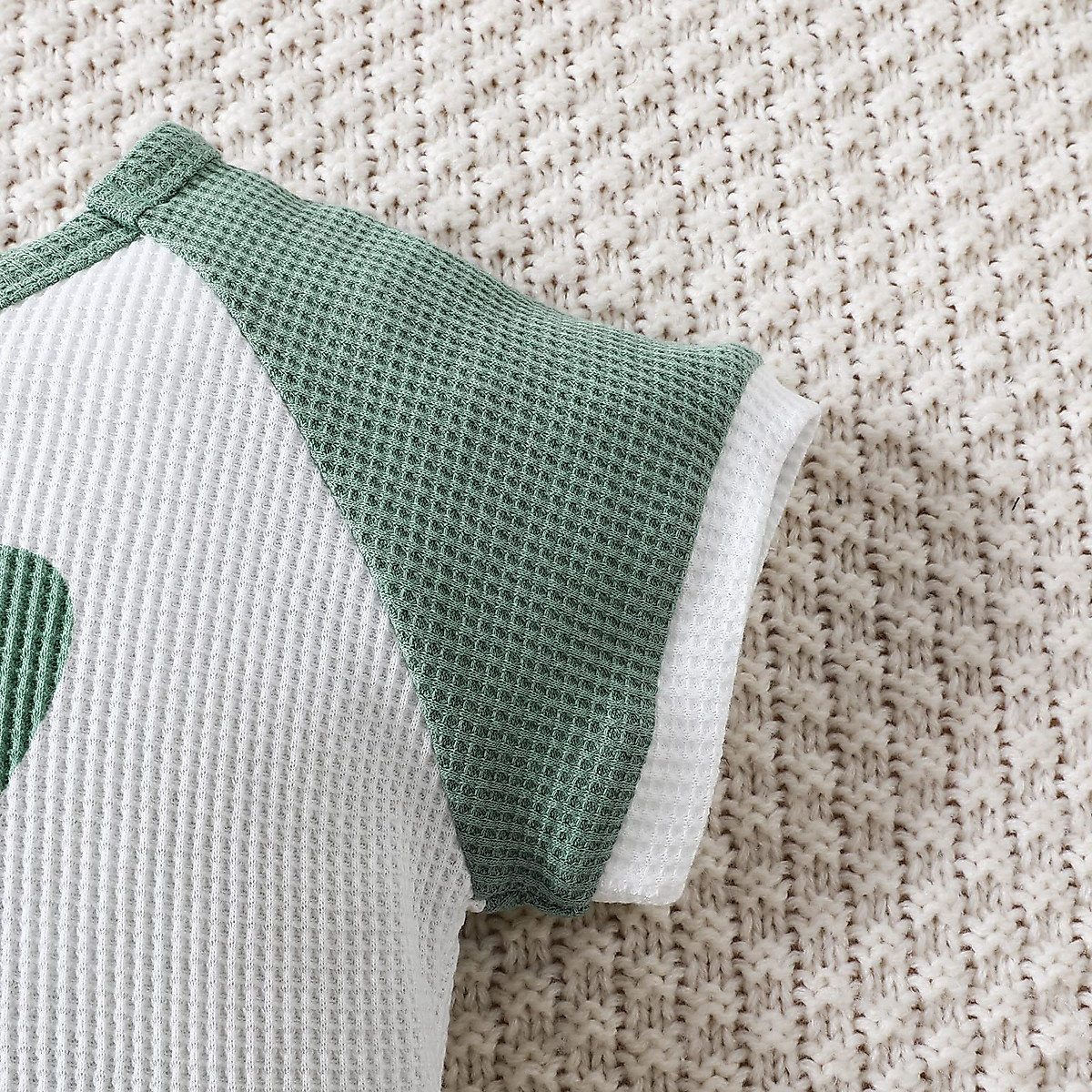 LitBear Toddler Baby Boys Girls Easter Outfit Shrot Sleeve Easter Bunny Hat Romper Bodysuit Outfit for Spring Summer 3-18M