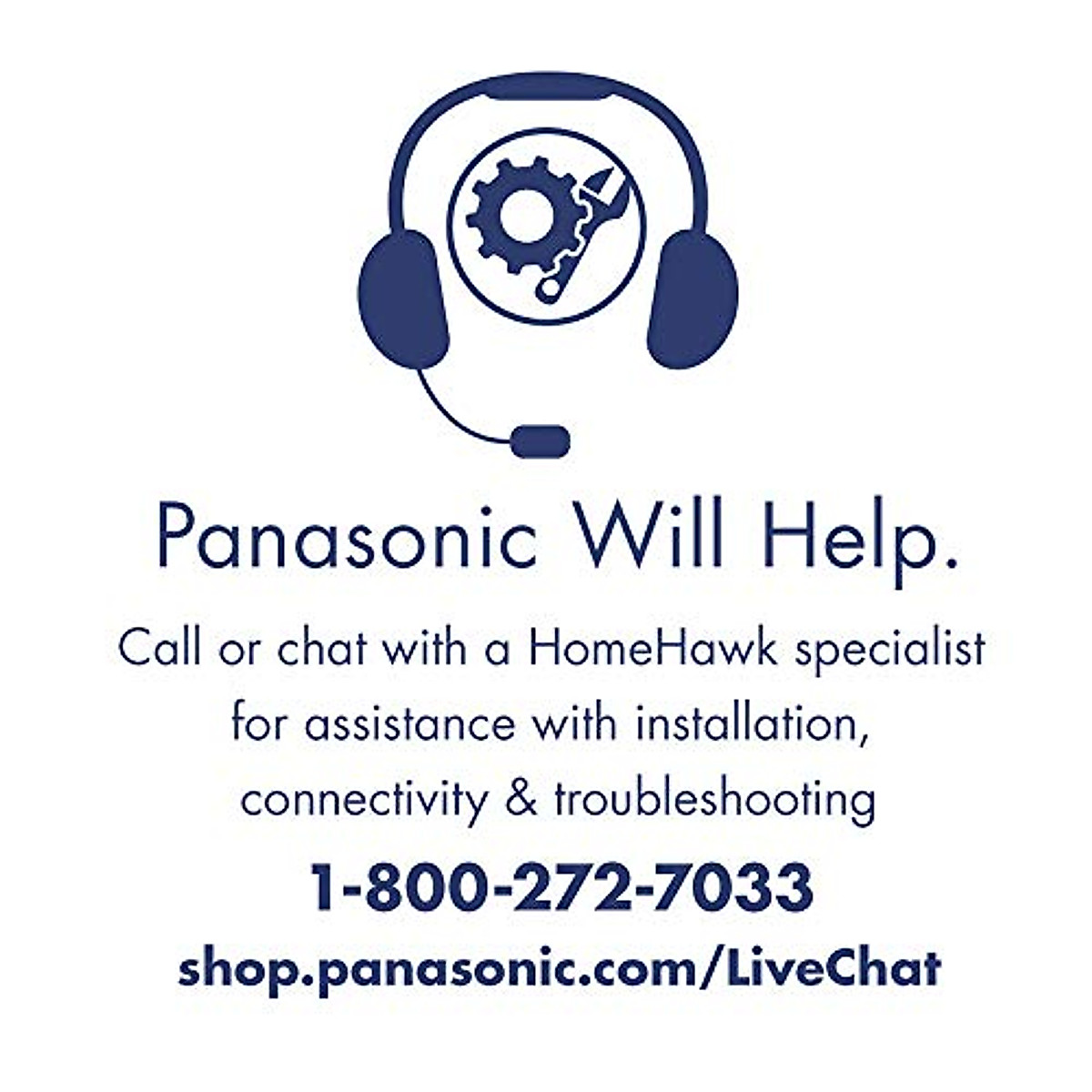 Panasonic HomeHawk Outdoor Wireless Smart Home Security Camera, Wide Angle View, Color Night Vision, 2-Way Talk, Works with Alexa & Google Assistant, 2 Camera Kit (KX-HN7002W)