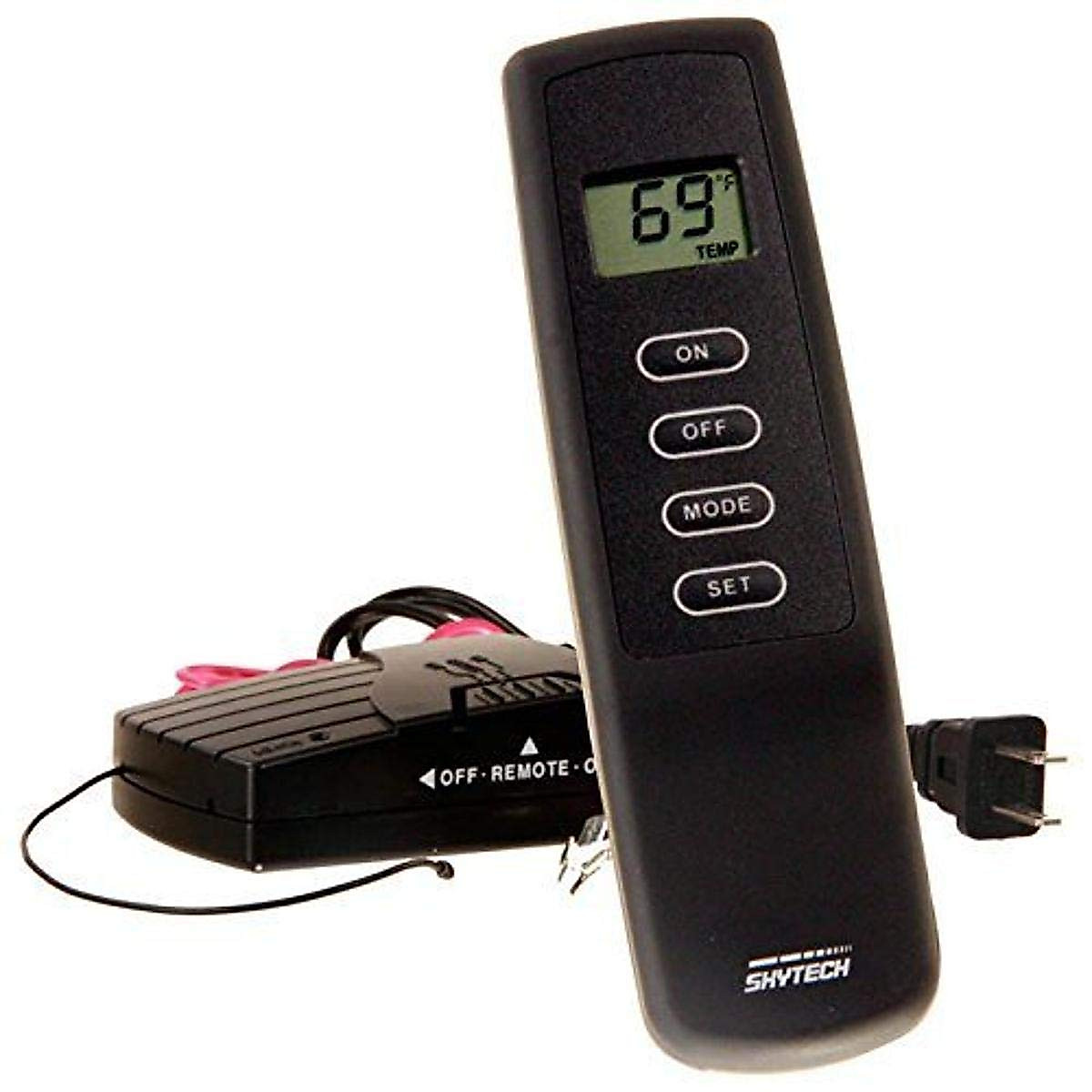 SkyTech SKY-1410TH-A Fireplace-remotes-and-thermostats, Black