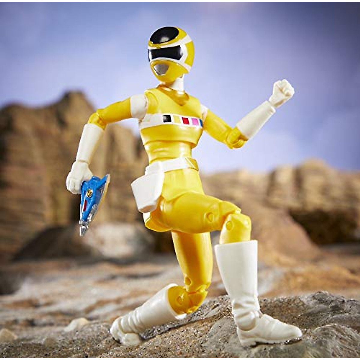 Power Rangers Lightning Collection in Space Yellow Ranger 6-Inch Premium Collectible Action Figure Toy with Accessories