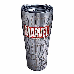 Tervis Marvel Logo Triple Walled Insulated Tumbler, 1 Count (Pack of 1), Stainless Steel