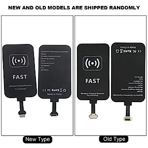 10W Qi Fast Wireless Charging Receiver USB Type C Interface Wireless Charger Receiver Chip for USB C Interface Mobile Phones