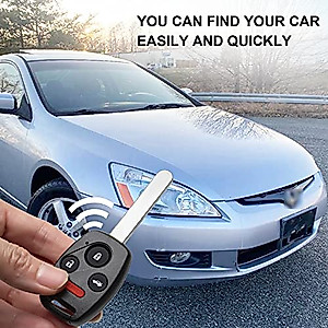 SaverRemotes Key Fob Compatible for 2003-2007 Honda Accord Keyless Entry Remote Replacement OUCG8D-380H-A