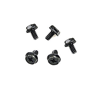 5pcs Black PCI Slot Cover Dust Filter Blanking Plate Hard Steel with Screw