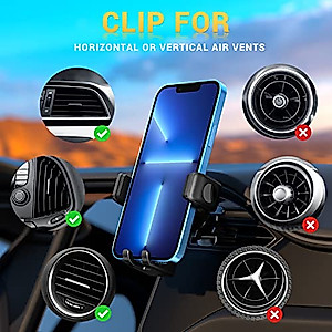 Imazing Phone Mount for Car, Car Phone Holder for Dashboard, Windshield, and Air Vent, Cell Phone Holder with Suction Cup