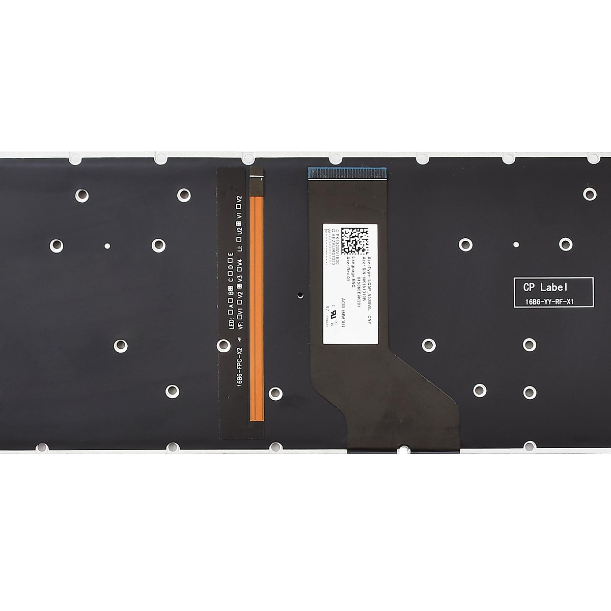 SUNMALL Replacement Keyboard with Backlit Compatible with Acer AN515-31 AN515-41 AN515-42 AN515-51 AN515-52 AN515-53 N17C1 Black US Layout