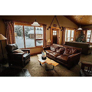 Tabletop Fire Pit Indoor Outdoor Mini Portable Fireplace - Smoke Free Clean-Burning Bio Ethanol - Modern Table Top Fire Pit Decor