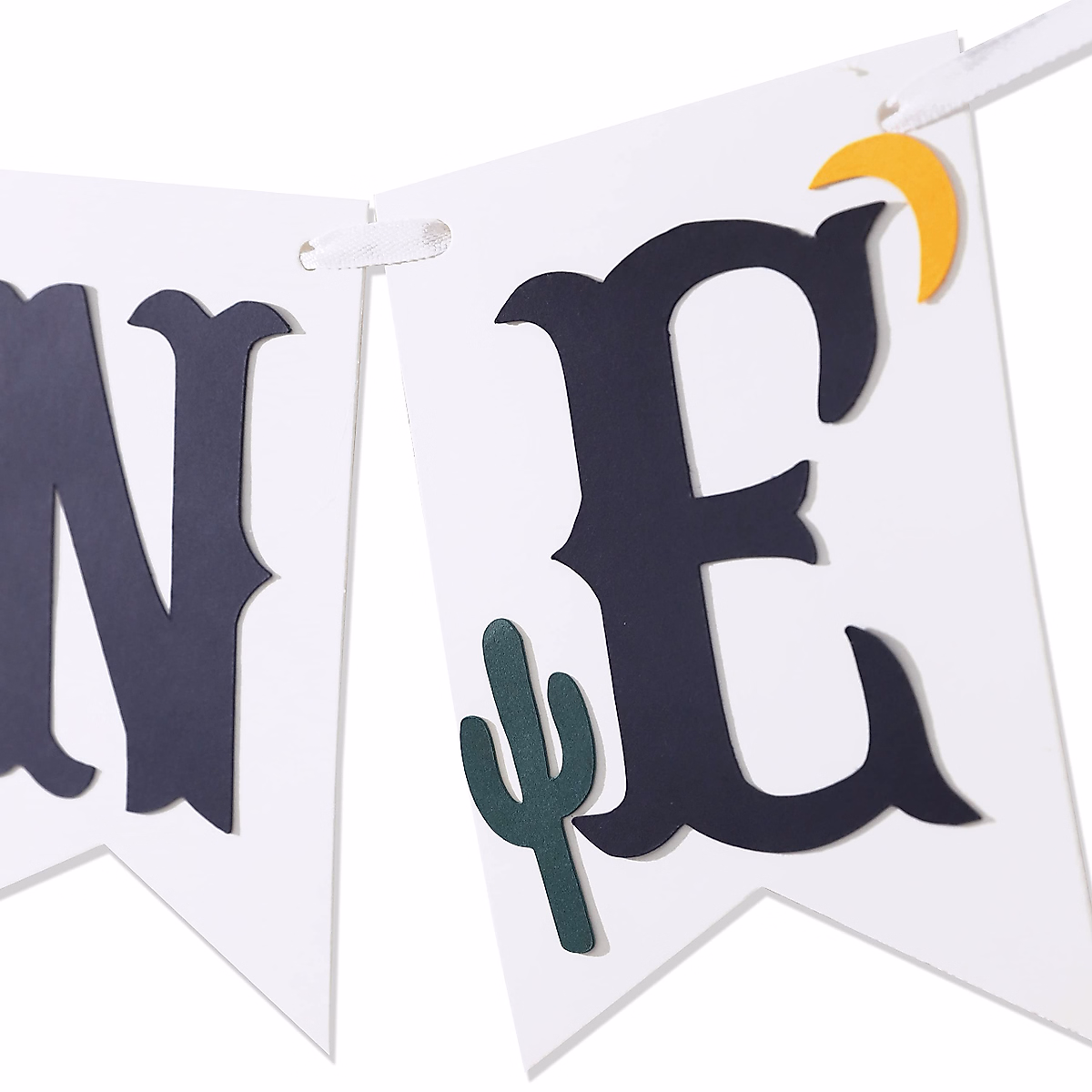 VAVAYAO First Rodeo High Chair Banner - Western Themed Birthday, First Rodeo, Baby 1st Birthday Party Decorations, Farm Themed Party Decorations, Bull Skull, Cactus, Wild West, 1st Birthday