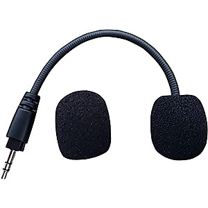 TNE 2 Pack HS35 Mic Replacement | 2X Detachable Game Microphone Boom for Corsair HS35 and HS45 PS4 Pro PS5 Xbox One X Computer PC Gaming Headsets 3.5mm Jack Noise Cancelling