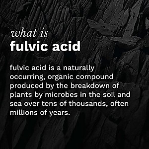 blk. Mineral Drops, 2oz., Alkaline Water Drops with Concentrated Fulvic Minerals, Bioavailable Fulvic & Humic Acid Extract, Trace Minerals, Electrolytes to Hydrate, Repair & Restore Cells