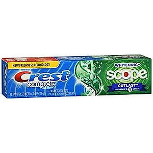 Crest Extra White Plus Scope Outlast Toothpaste Long Lasting Mint - 4 oz, Pack of 3