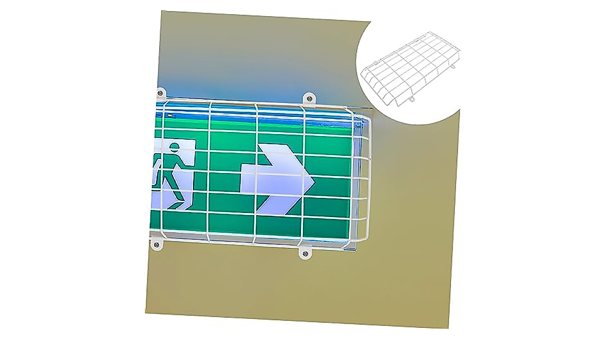 PAMINGONO Wall Mounted Exit Light Guard for Emergency Protection