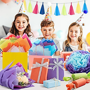 Simetufy 115 Sheets Tissue Paper for Gift Bags, 20 Colors 14 x 20 Inch Art Tissue Paper Bulk, Gift Wrapping Tissue Paper for Crafts, Holiday, Birthday, Halloween, Christmas and DIY Project