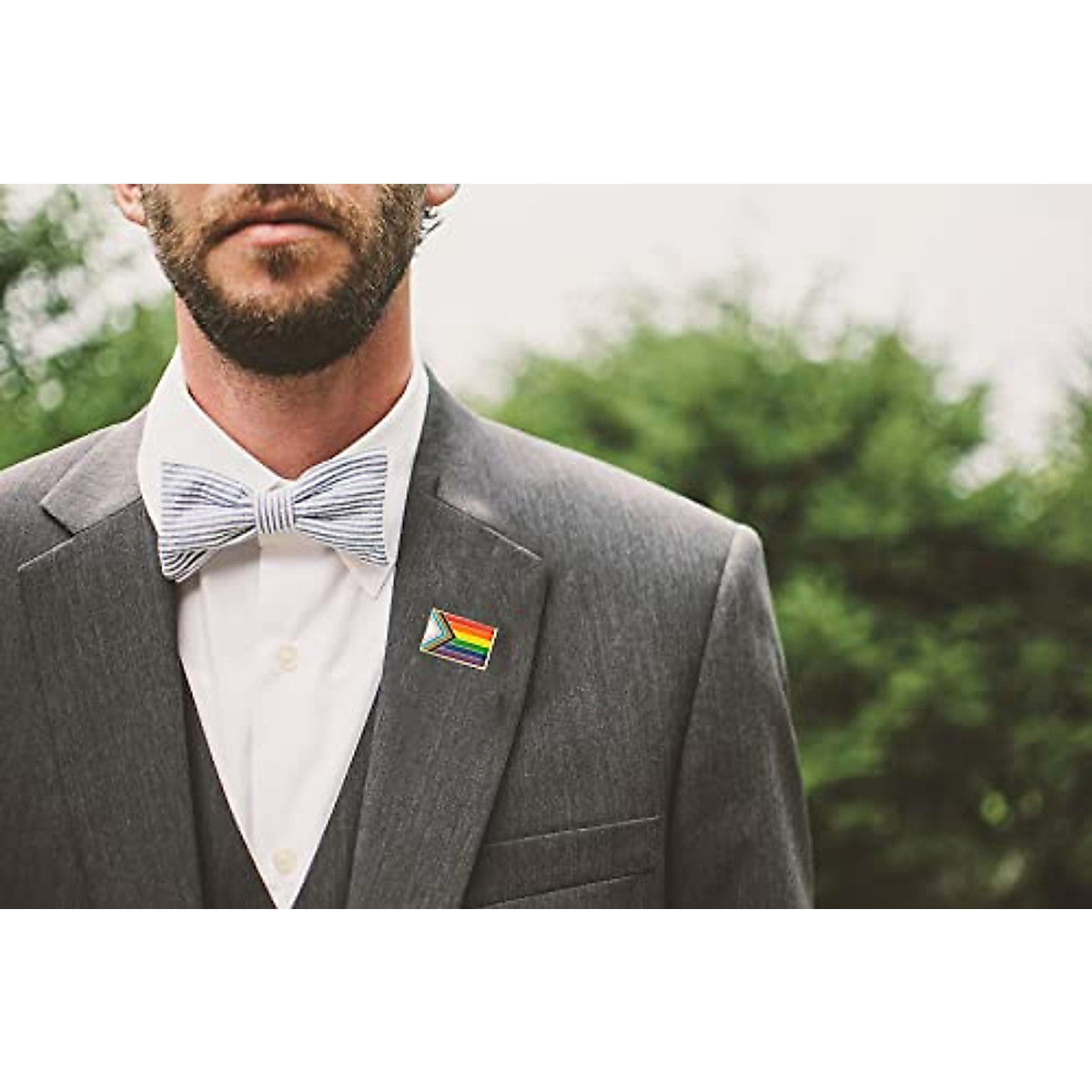 XINGHUI Progress Pride Pin Progress Pride Lapel Pins Brooches Badges (3PCS) Pack 3PCS XY0773-3