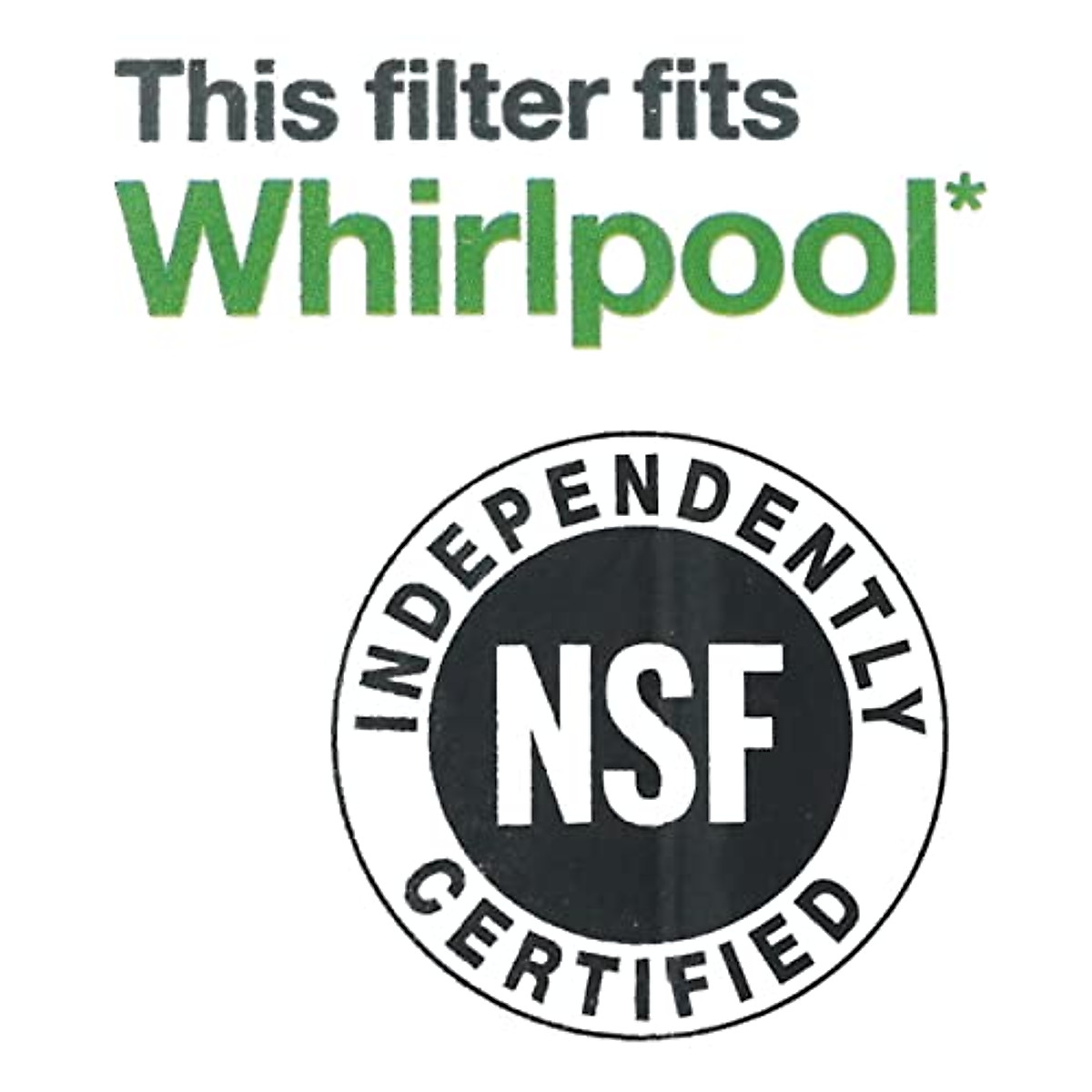 HDX FMW-2 Replacement Water Filter / Purifier for Whirlpool Refrigerators (2 Pack)