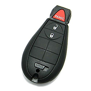 OEM Electronic 3-Button FOBIK Key Fob Remote Compatible with 2014-2020 Jeep Cherokee (FCC ID: GQ4-53T, P/N: 68105081)