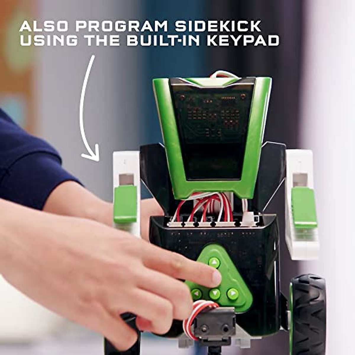 Thames & Kosmos Robotics: Smart Machines – Sidekick | Build a 4-Wheeled Rover & a 2-Wheeled Robot | Customizable Intro to Robotics & Programming | Includes LEDs, Speaker, Motors, Infrared Sensor