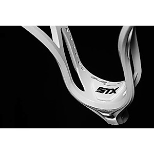 STX Lacrosse Stallion U 550 Attack/Middie Men's Complete Stick, White/White/Platinum