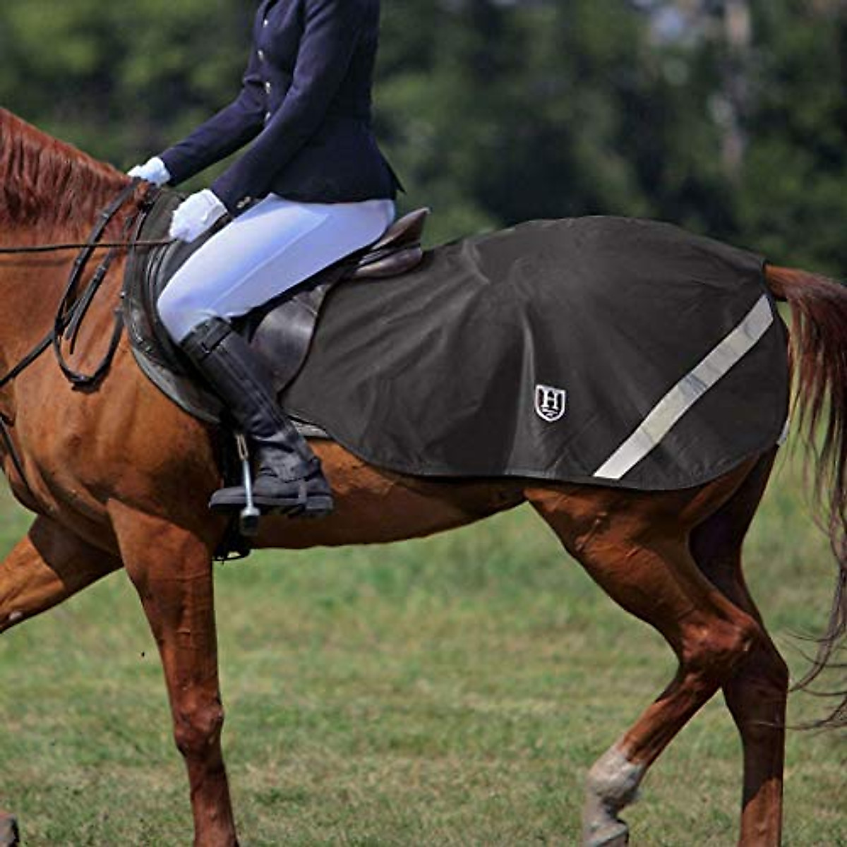 Harrison Howard Climax Exercise Sheet Competition Rug Fleece Waterproof Hi-Vis Lining Black Large