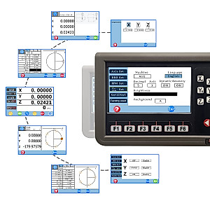 3 Axis DRO Digital Readout Magnetic Scale DRO Display Kit CNC Milling Lathe,DIY Travel Length