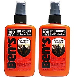 Ben's 100 Tick and Insect Repellent Pump 3.4 Fl Oz 2 Pack
