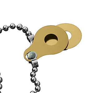 Arborea Cymbal Sizzler Chain 2Pcs Cymbal Hiss Sound Effect Adjustment Cymbal Chain For Ride, Crash, China, Drum Kits,Jazz Drum with No Rivets Required Sizzler Cymbal