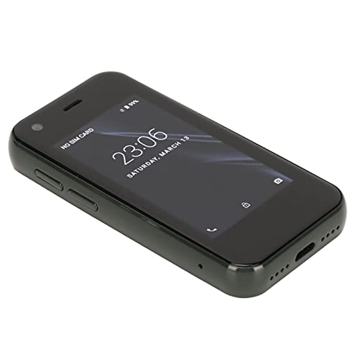 Dilwe XS11 Mini Smartphone for Kids, 3G 2.5Inch Student Pocket Cellphone WiFi GPS 1GB 8GB Quad Core Android Cell Phones, Great Kids and Students, 2MP/5MP Camera(2.5" Green)