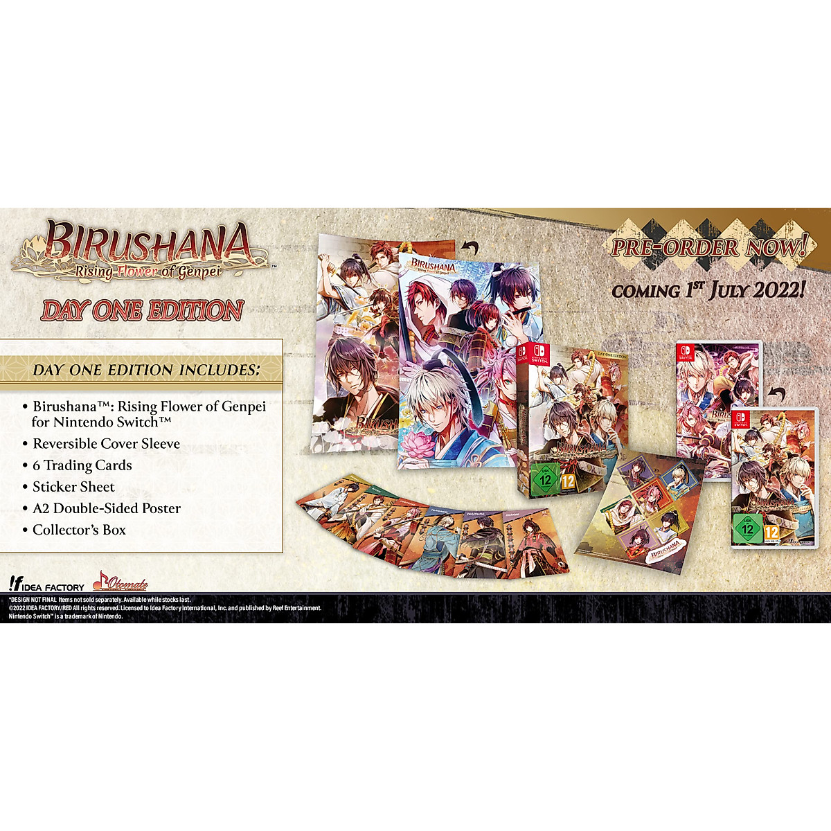 Birushana: Rising Flower of Genpei (Non-US Version)