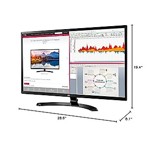 LG 32MA68HY-P 32-Inch FHD 1080p IPS Monitor with Display Port and HDMI Inputs