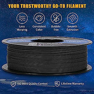 SUNLU PLA+ Filament 1.75mm 10KG PLA Plus 3D Printing Filament for 3D Printer & 3D Pens Tolerance Accuracy +/- 0.02 mm, 11x1KG (10 Colors)
