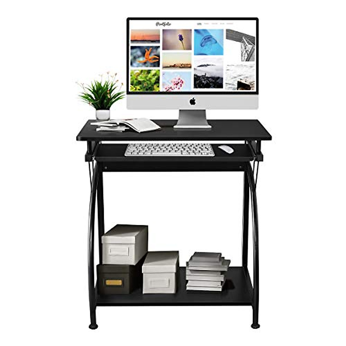 Tangkula computer desk, check the box to confirm match more than one existing, select the correct product. Some, 29" H Without Wheel, Black