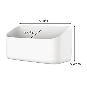 Command Large Organizing Caddy, Organize Damage-Free, Heavyweight Hanging up to 10lbs & Spray Bottle Hangers, 2 pack, 2 hangers, 4 large strips