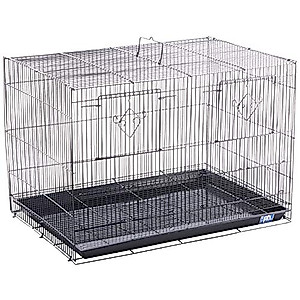 Prevue Hendryx SPF063 Divided Flight Cage, Black