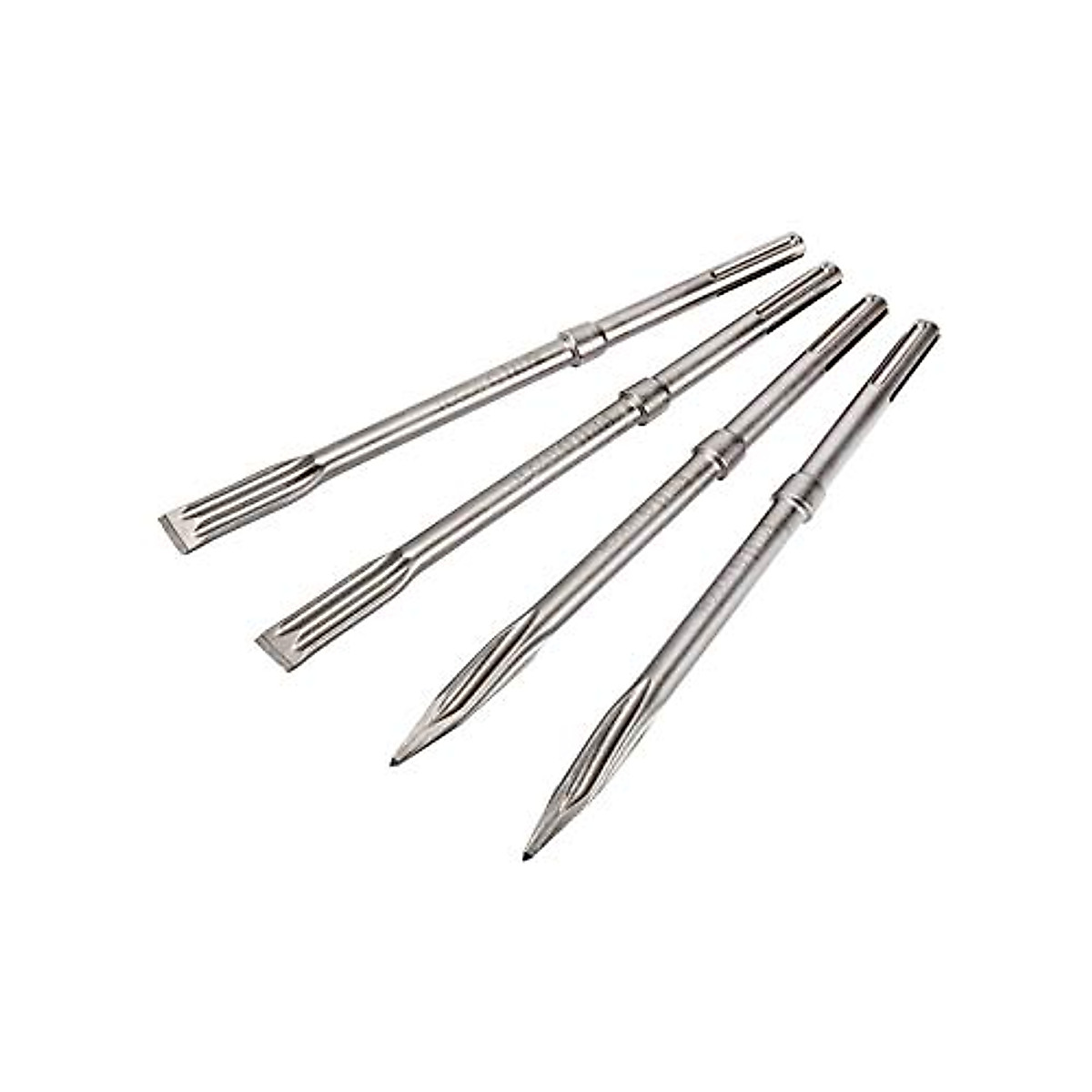 Bosch Accessories 2607017368 SDS-Max Chisel Set, Silver, 4-Piece