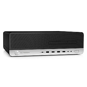 HP Elitedesk 800 G3 SFF Small Desktop Computer, Intel Quad-Core i5-6500 up to 3.6GHz, 16GB DDR4, 256GB PCIe SSD+500GB HDD, 4K Support, USB-C, RJ45, 2X DP, DVD, PDG Network Cable, Win 10 Pro (Renewed)
