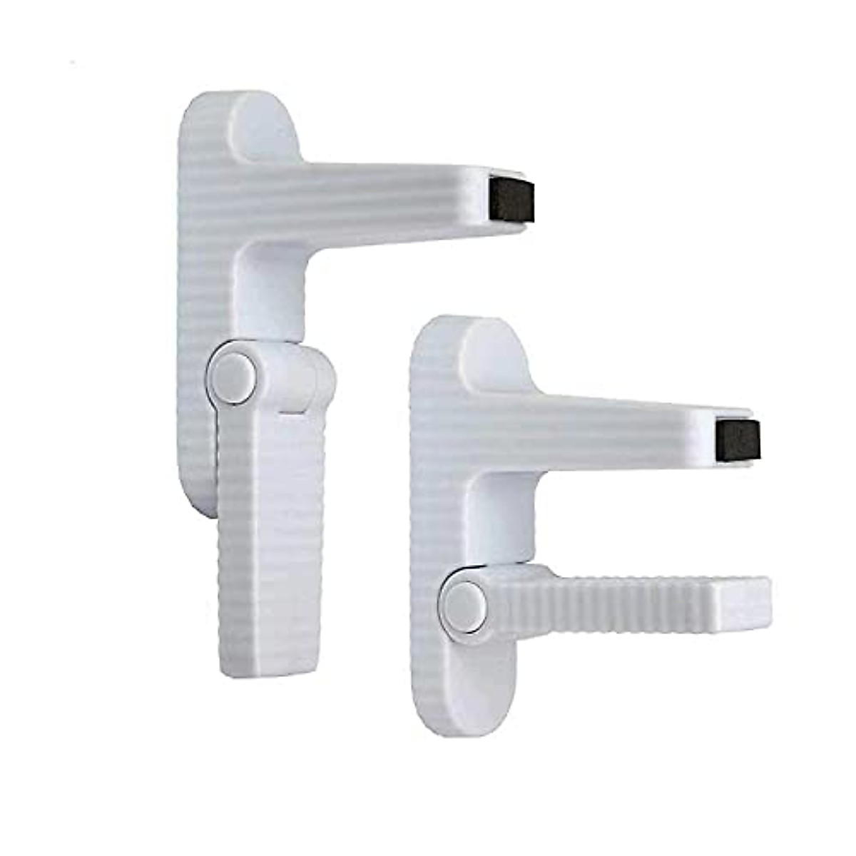 ZogeeZ Childproof Door Lever Lock (2 Pack) Prevents Toddlers from Opening Doors. Easy One Hand Operation Extra Strong Adhesive - Simple Install, No Tools Needed