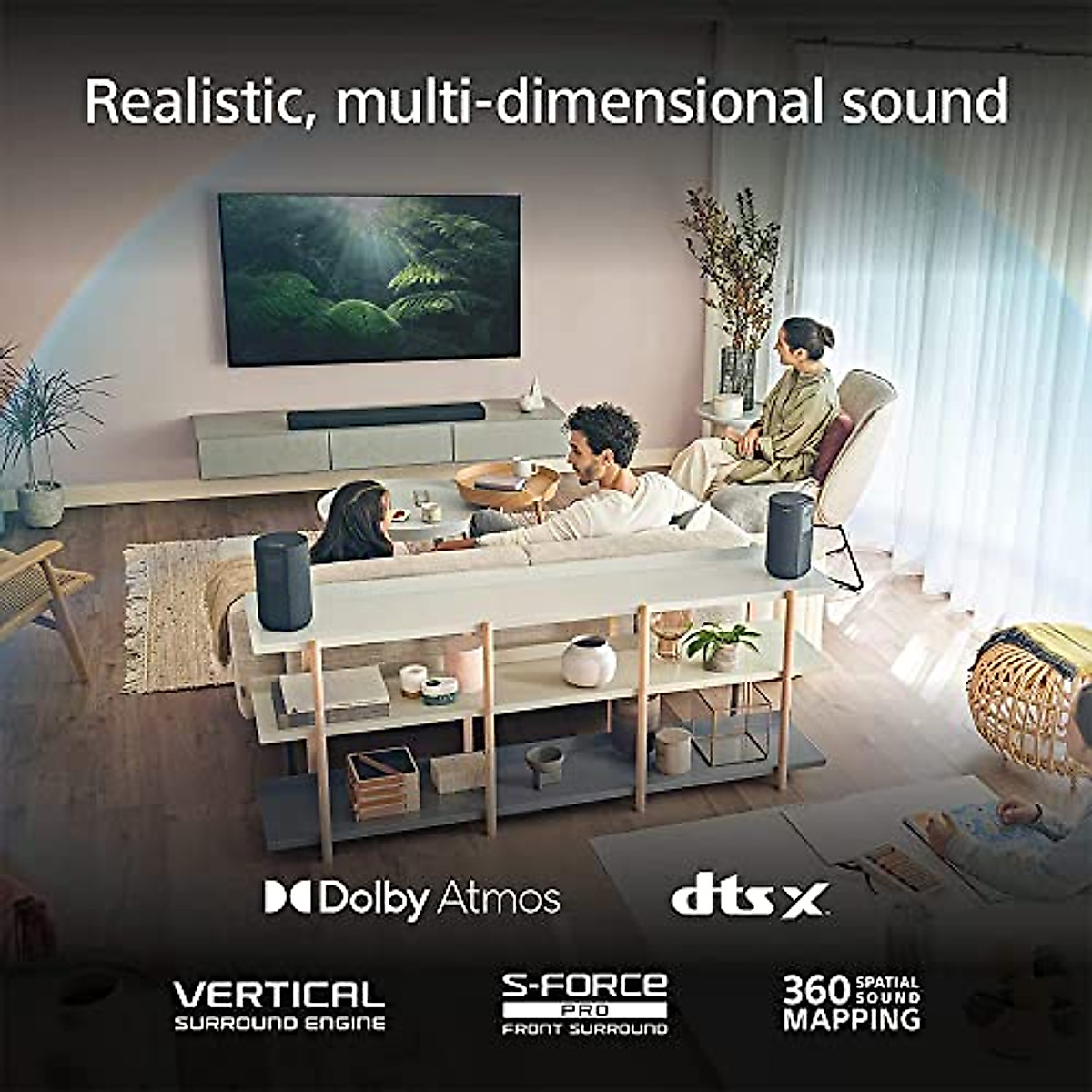 Sony HT-A3000 3.1ch Dolby Atmos Soundbar Bundle with 2 YR CPS Enhanced Protection Pack