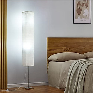 LIGHTACCENTS Honors Color Changing Floor Lamp With Two RGB LED Bulbs And Remote Control - Select From 4 Color Changing Modes. The Remote also has a built-in dimmer.
