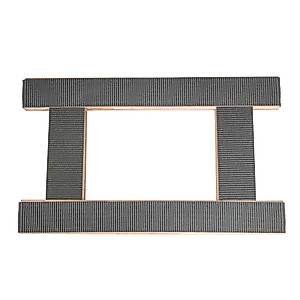 Mytee Products 18"x30" H Frame Movers Dolly w/Rubber Tread & 4" Non Marking Wheels - 1000 lbs WLL H Shape Heavy Duty 4 Wheel Moving Dolly Cart for Packing & Moving Supplies - Furniture Piano Dolly