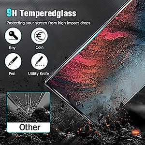 [2+2 Pack] Galaxy Note 10 Plus Screen Camera Protector, 9H Tempered Glass Scratch Resistant, Ultrasonic Fingerprint Support, 3D HD Curved, For Samsung Galaxy Note 10+ 6.8 Inch Glass Screen Protector
