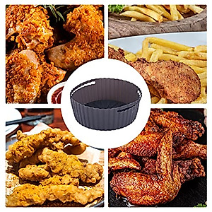 Air Fryer Cooking Liner - Heat Resistant Oven Baking Paper Liner | Round Non-Stick Serving Pot, Oven Tray, Air Fryer Accessories for Microwave Ovens, Freezers, Air Fryers Bairong