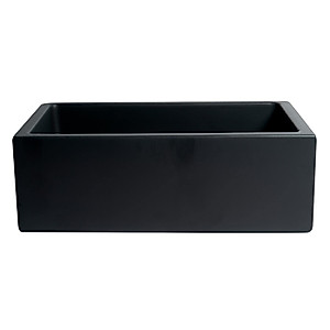 ALFI brand AB3018HS-BM Kitchen Sink, Black Matte